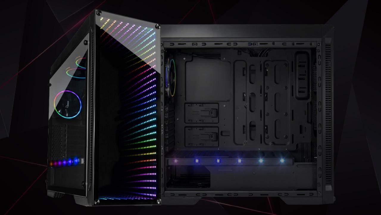 Inter-Tech X-908 Infini2 - test ciekawej obudowy z podświetlaniem ARGB