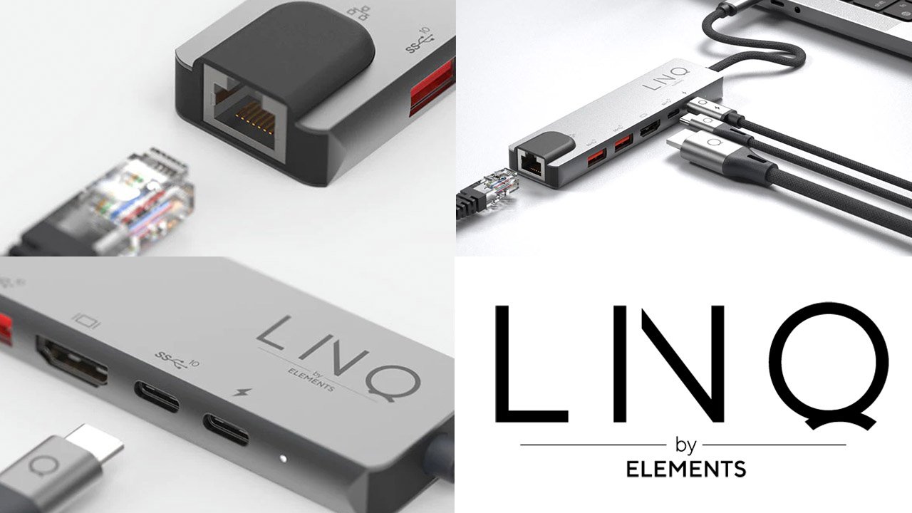 LINQ by Elements prezentuje multiport USB-C z 6 rożnymi wejściami. Większa produktywność!