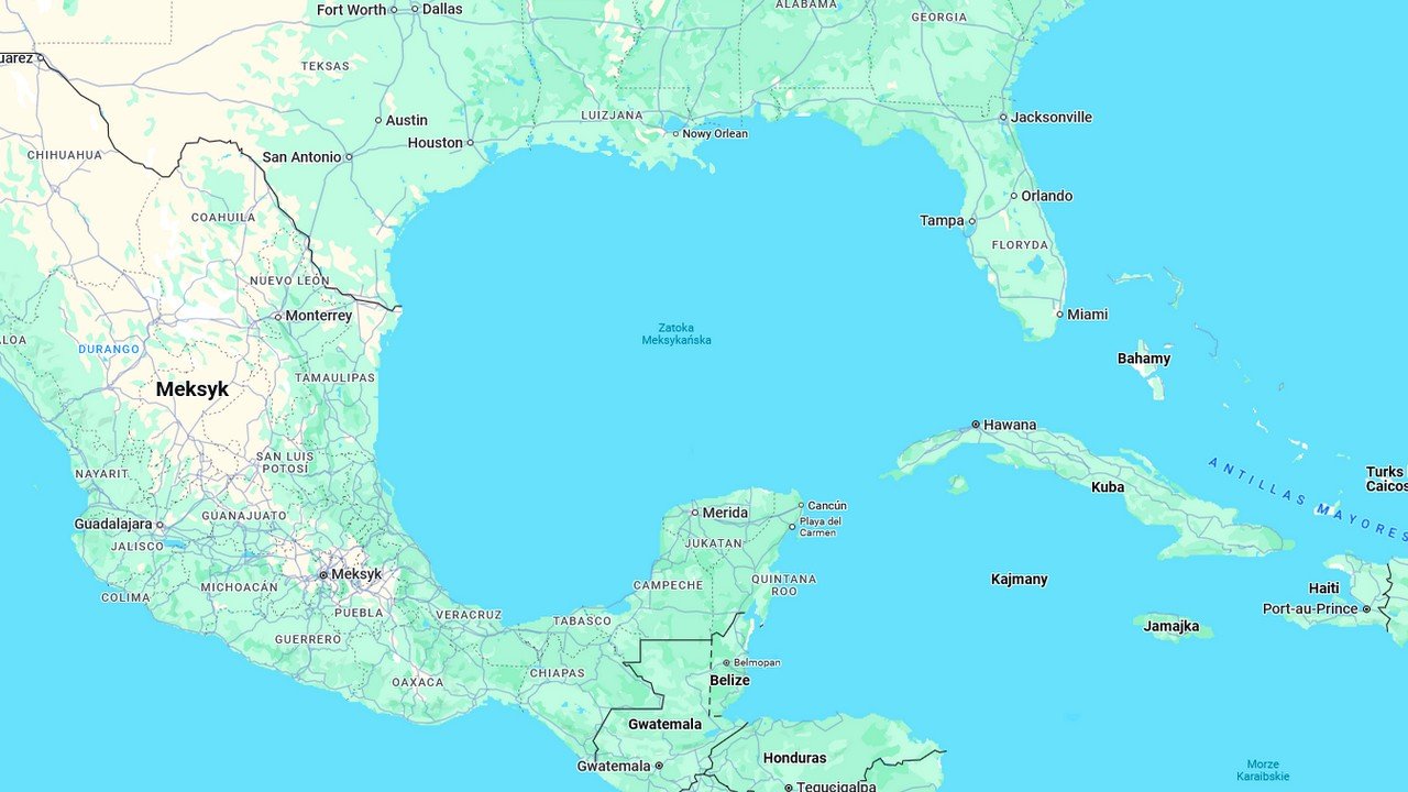 Mapy Google zmienią nazwę Zatoki Meksykańskiej na „Zatokę Amerykańską ...